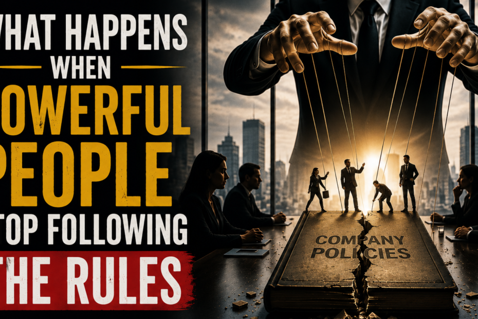 What Happens When Powerful People Stop Following the Rules | Forensic ...
